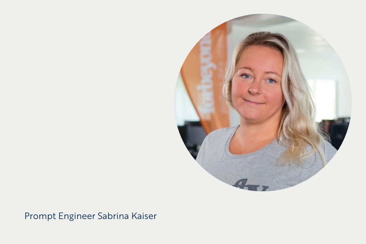 Jobs für Quereinsteiger:innen: Prompt Engineer. Sabrina Kaiser - MOGA